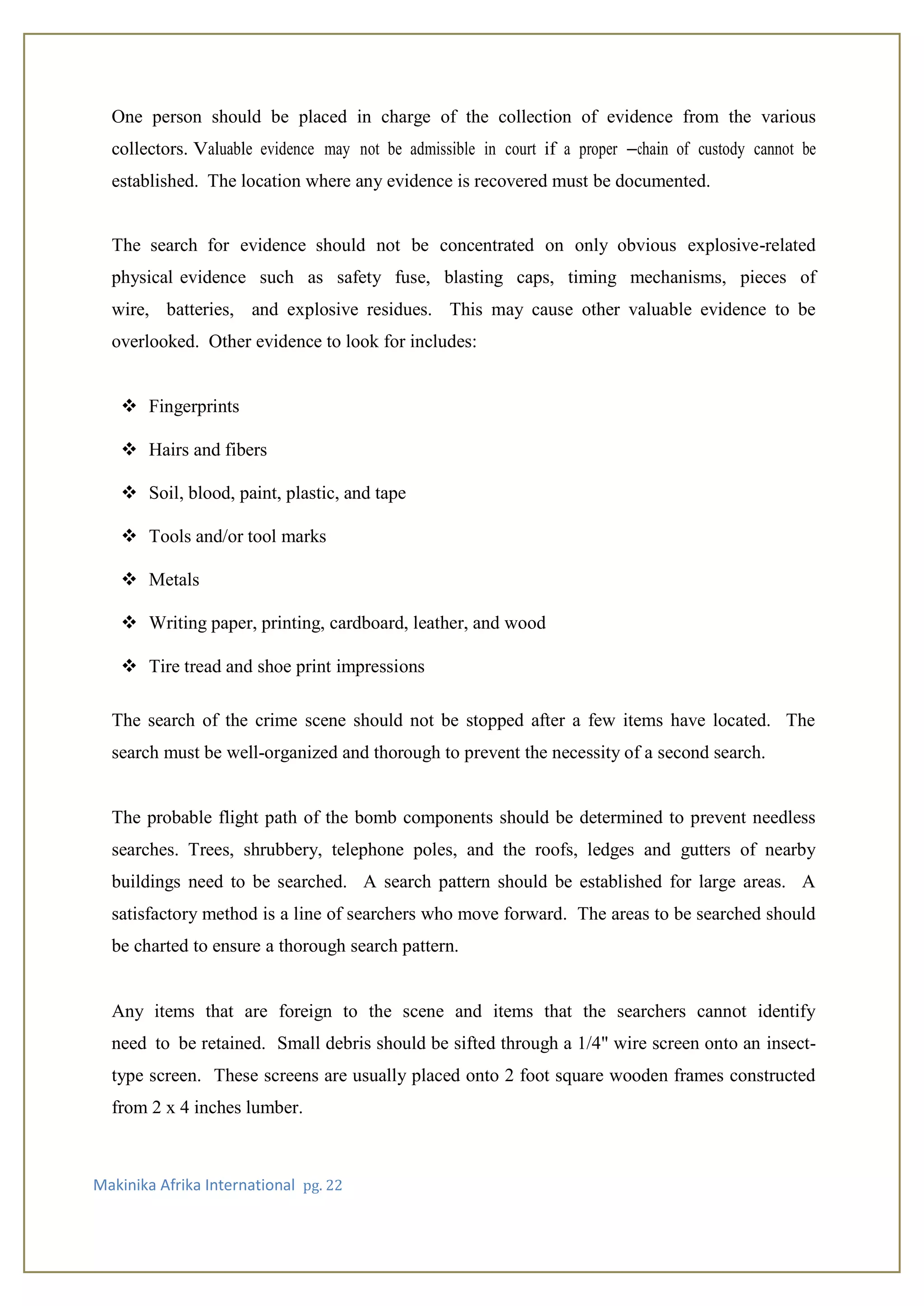 CRIME SCENE MANAGEMENT COMPILED | PDF