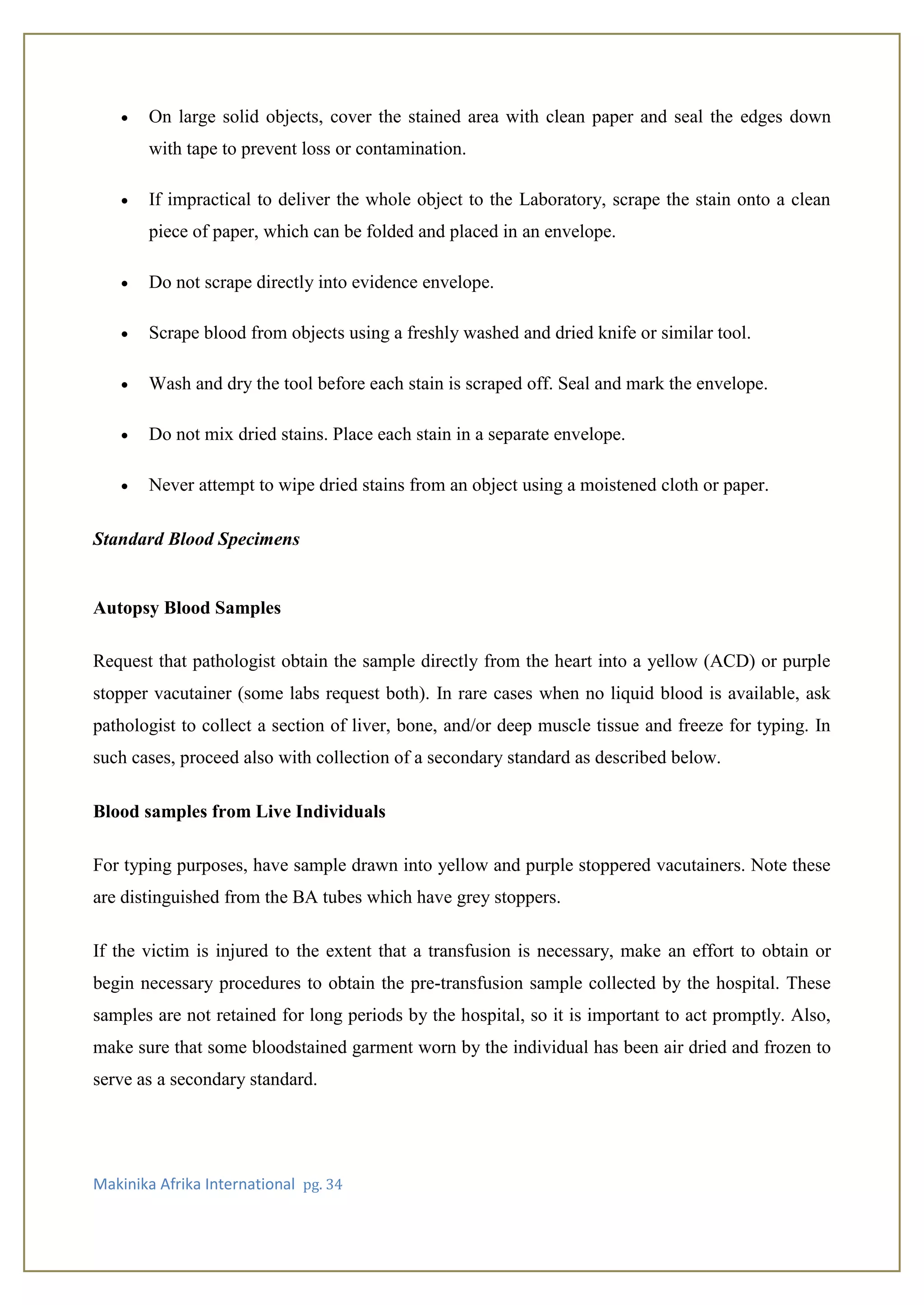 CRIME SCENE MANAGEMENT COMPILED | PDF