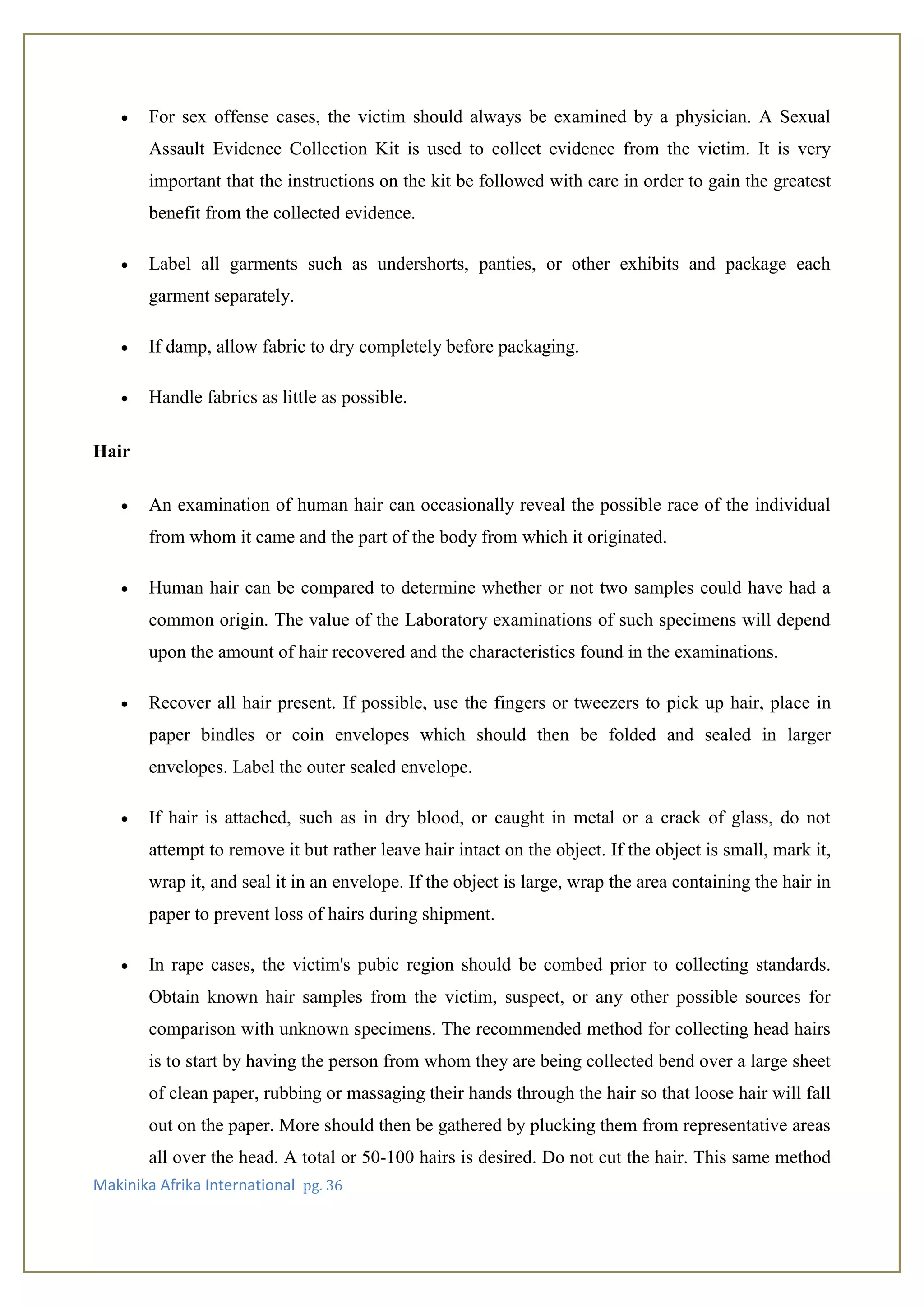 CRIME SCENE MANAGEMENT COMPILED | PDF