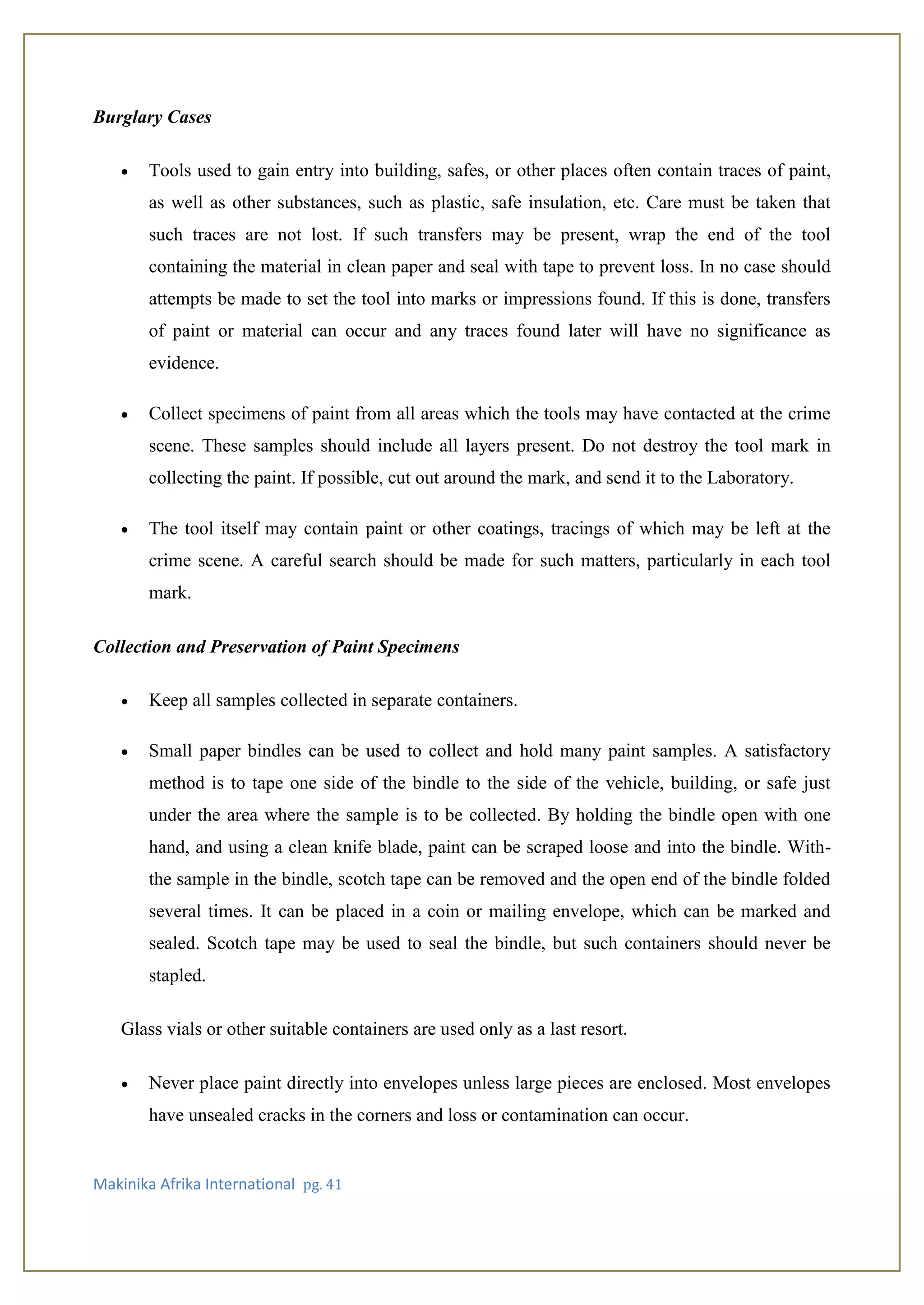 CRIME SCENE MANAGEMENT COMPILED | PDF