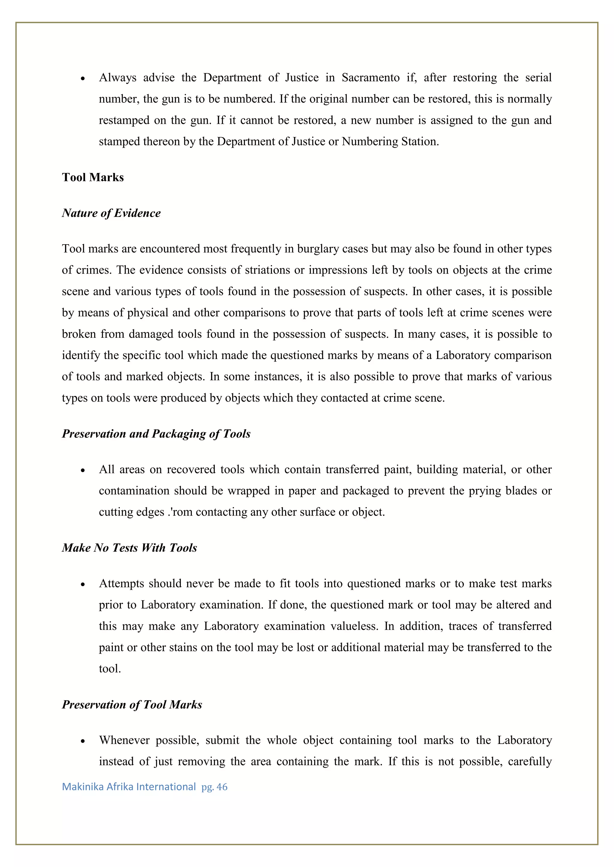 CRIME SCENE MANAGEMENT COMPILED | PDF