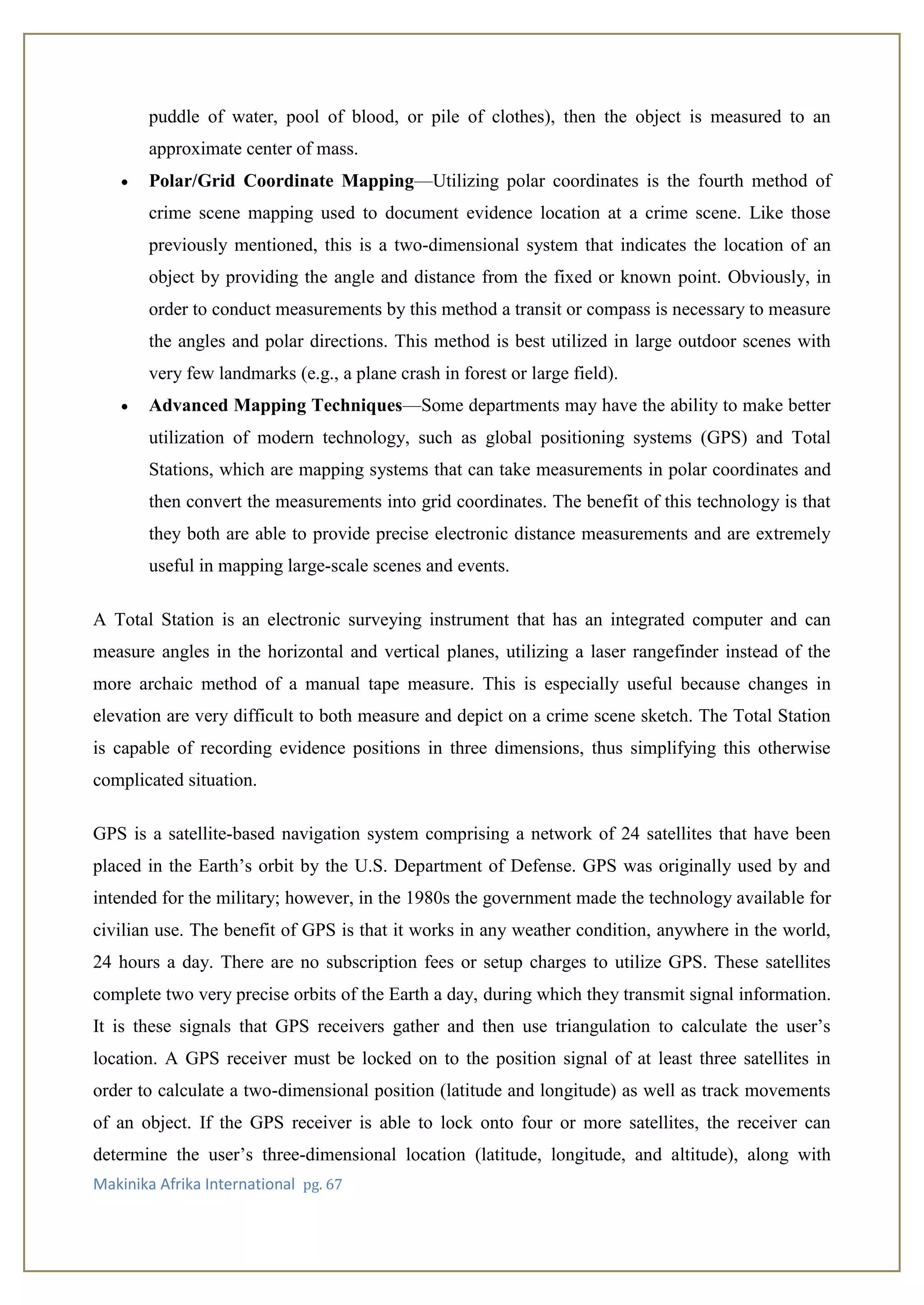 CRIME SCENE MANAGEMENT COMPILED | PDF