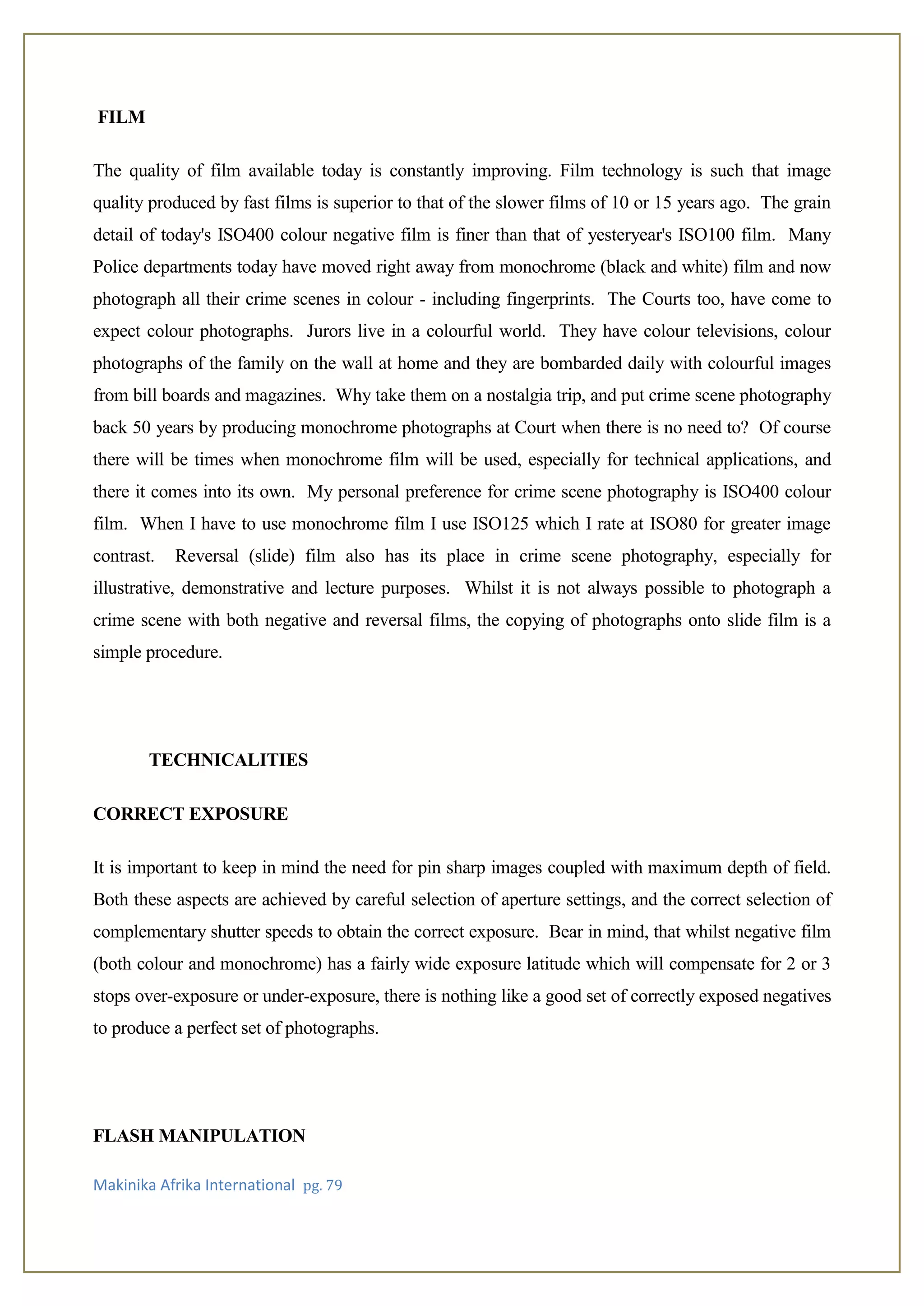 CRIME SCENE MANAGEMENT COMPILED | PDF