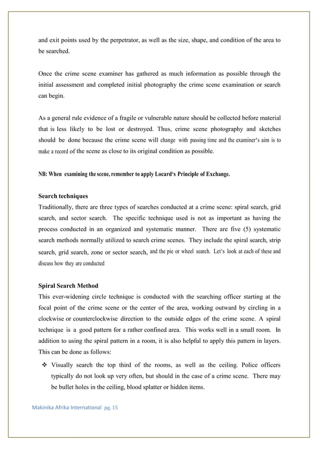 CRIME SCENE MANAGEMENT COMPILED | PDF