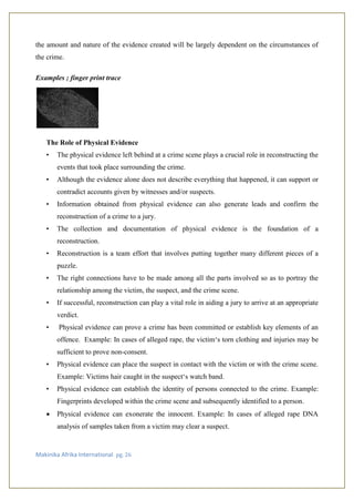 CRIME SCENE MANAGEMENT COMPILED | PDF