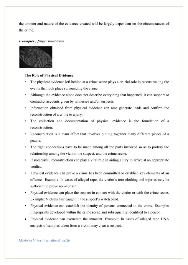 CRIME SCENE MANAGEMENT COMPILED | PDF