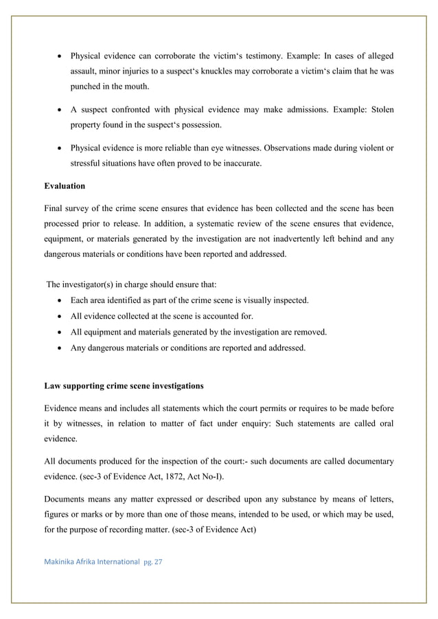 CRIME SCENE MANAGEMENT COMPILED | PDF