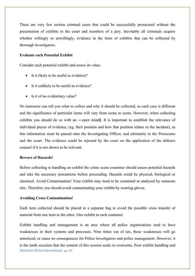 CRIME SCENE MANAGEMENT COMPILED | PDF