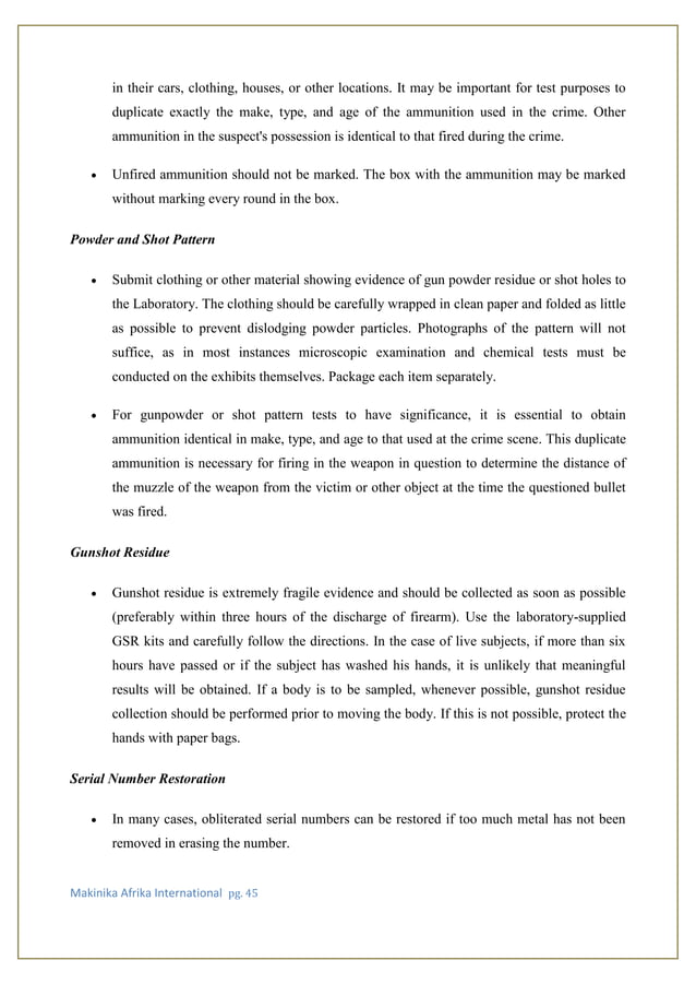 CRIME SCENE MANAGEMENT COMPILED | PDF