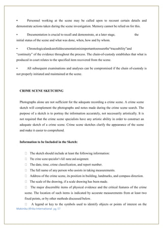 CRIME SCENE MANAGEMENT COMPILED | PDF