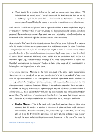 CRIME SCENE MANAGEMENT COMPILED | PDF