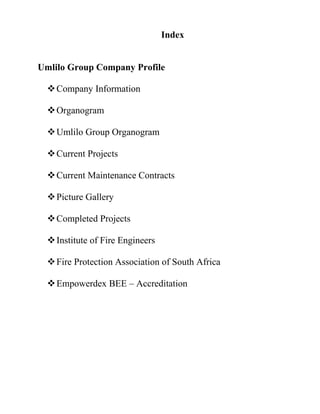 Umlilo Profile - 2015 May | PDF