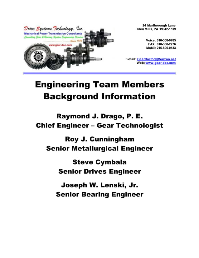 DST Engineering Team Background | PDF