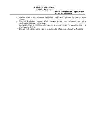 Ramesh Mannam_ SAP BO | DOC
