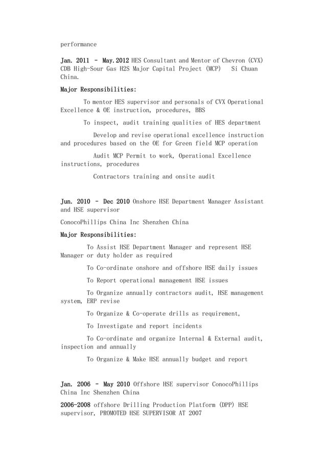 CV Li Li | PDF | Civil Engineering Industry | Industries