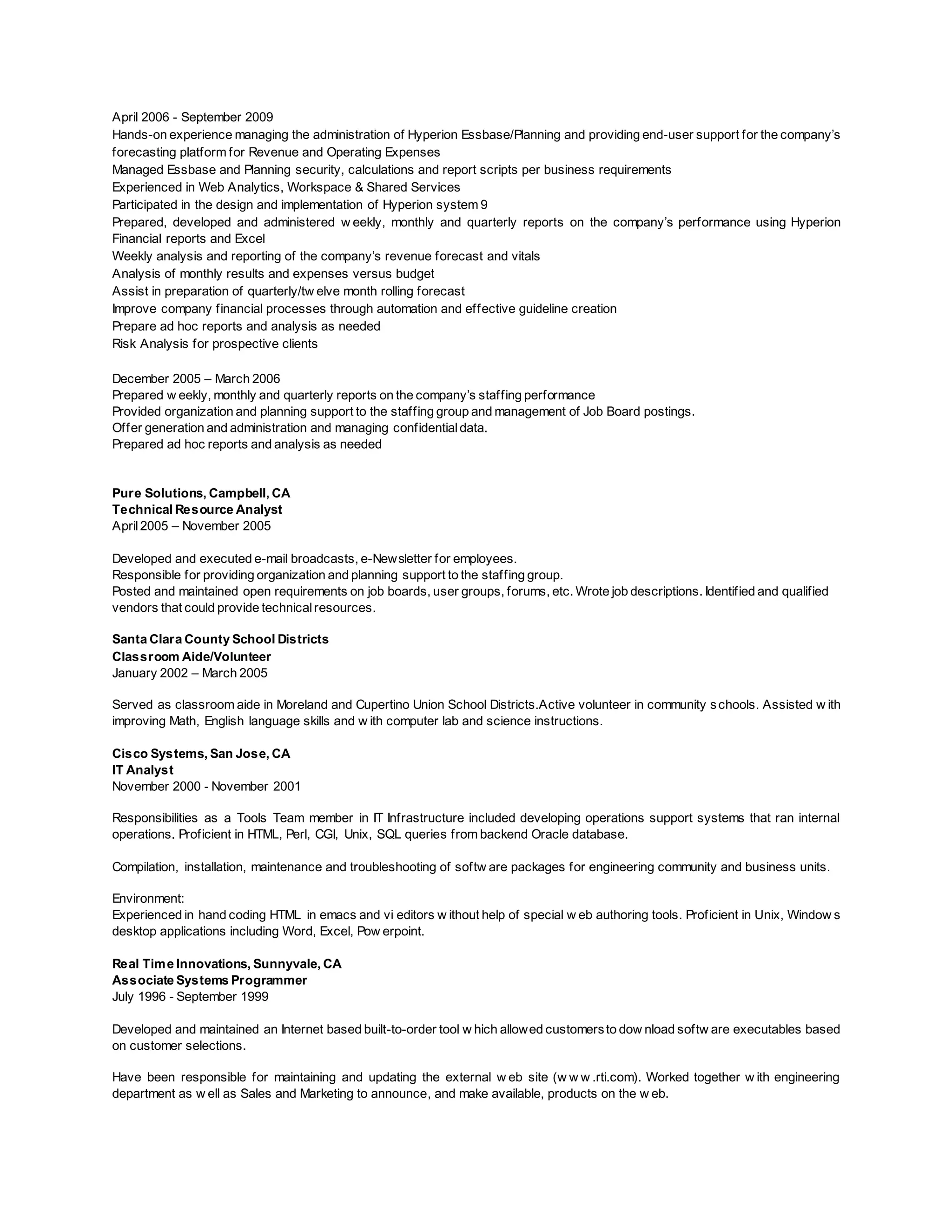 Malini Ray resume | DOCX