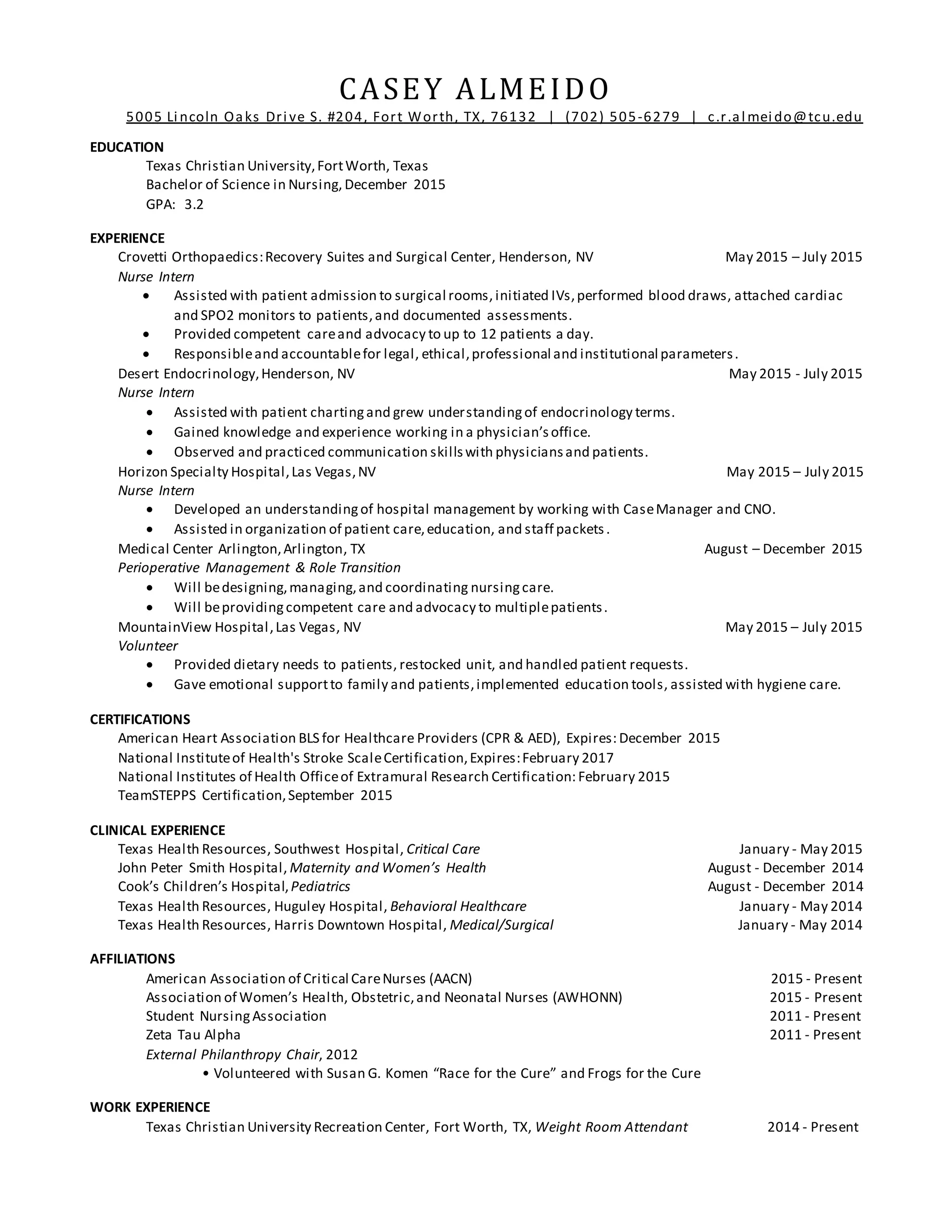 Casey Almeido Resume | DOCX