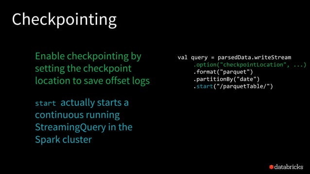 Easy Scalable Fault Tolerant Stream Processing With Structured Streaming In Apache Spark Ppt