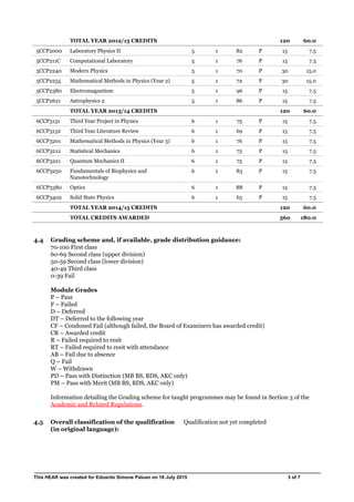 ACADEMIC TRANSCRIPT | PDF