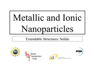 Metal Nanoparticles - Solids | PPT