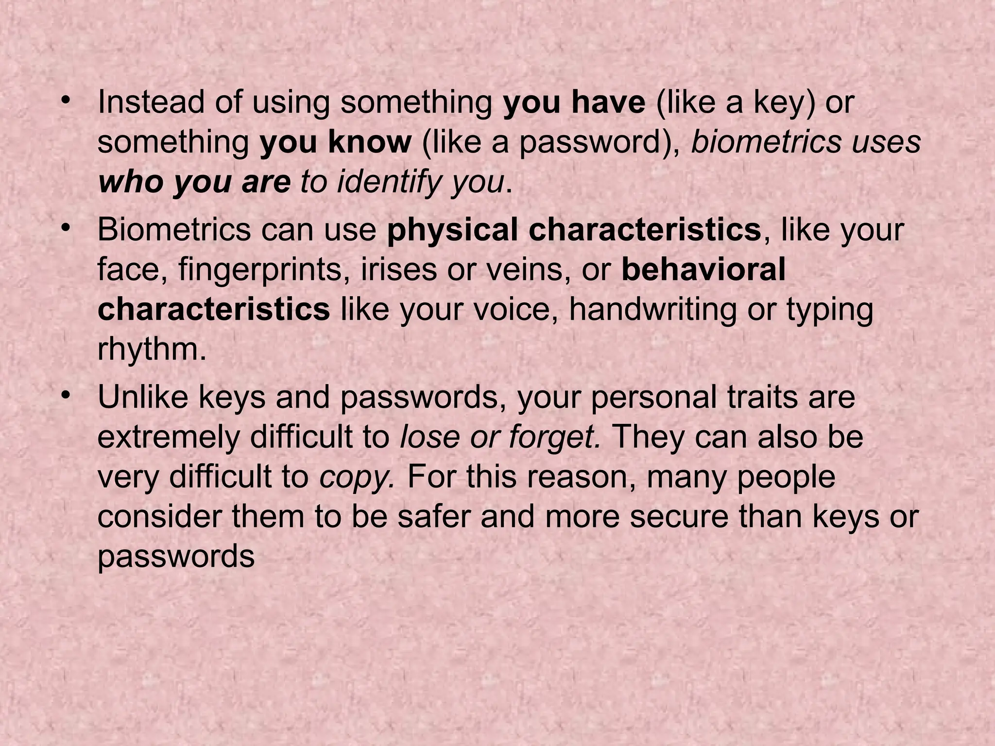 Envisioning the future using iris scanning biometrics | PPT
