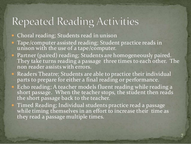 Repeated Reading and CBM-R PPT