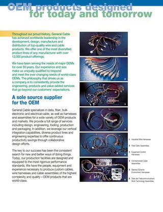 General Cable Wire Harness and Assembly Brochure | PDF