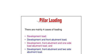 Coal pillar strength and load Calculation | PPTX