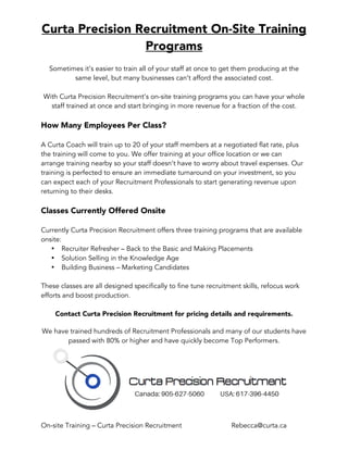 Onsite Training | PDF