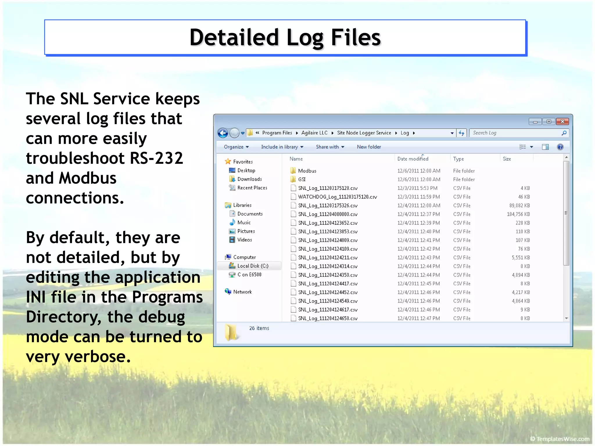 Agilaire 8872 Data Logger | PPTX
