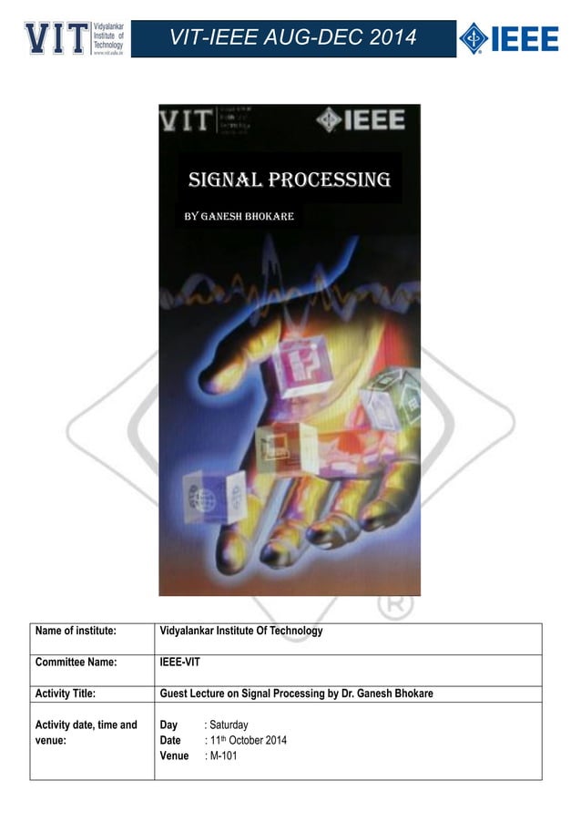 Report of Guest Lecture by Ganesh Bokhare | PDF | Computer Software and Applications | Computing