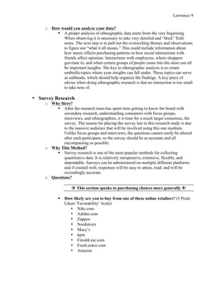 Adidas 'Sneakerhead Market' Research Plan | PDF