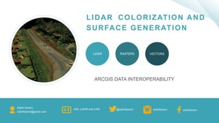 Lidar Visualization workflow | PPT