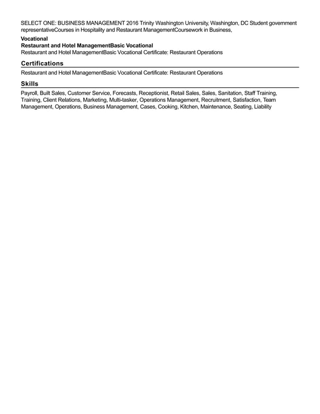 Diamond Gamble Resume 1 | PDF