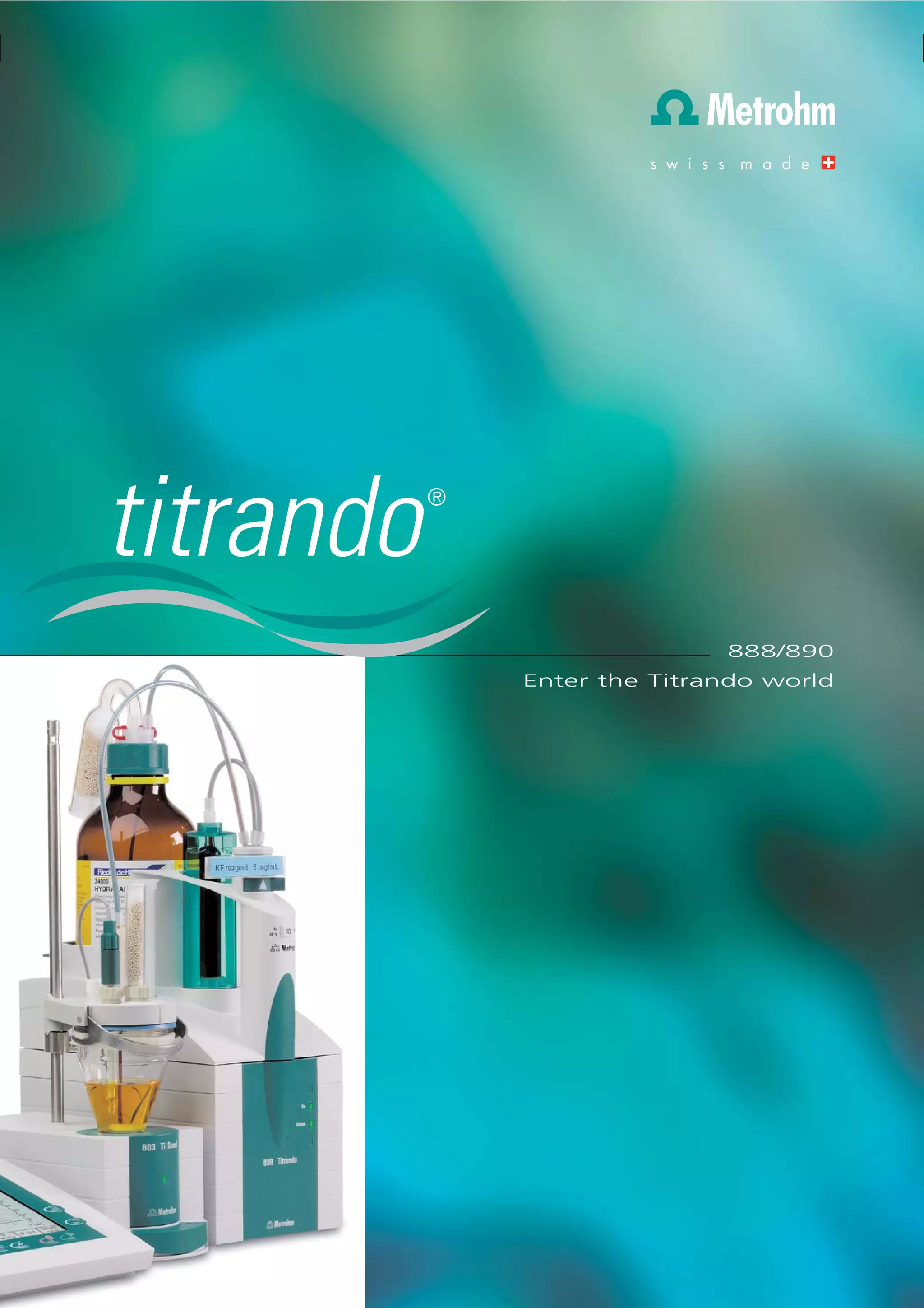 888 Titrando for Titration Applications from Metrohm | PDF
