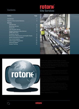 RSS Rotork UK Projects and Services | PDF