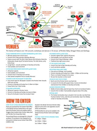 2014 Perisher Peak Festival Program Grid | PDF | Australia and Oceania ...