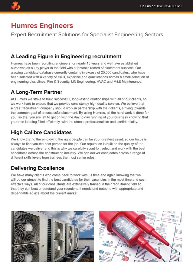 Humres Engineers Brochure 2015 | PDF