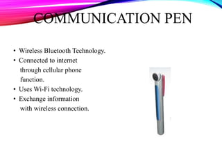 5 PEN PC TECHNOLOGY with GEN OF Computers | PPTX