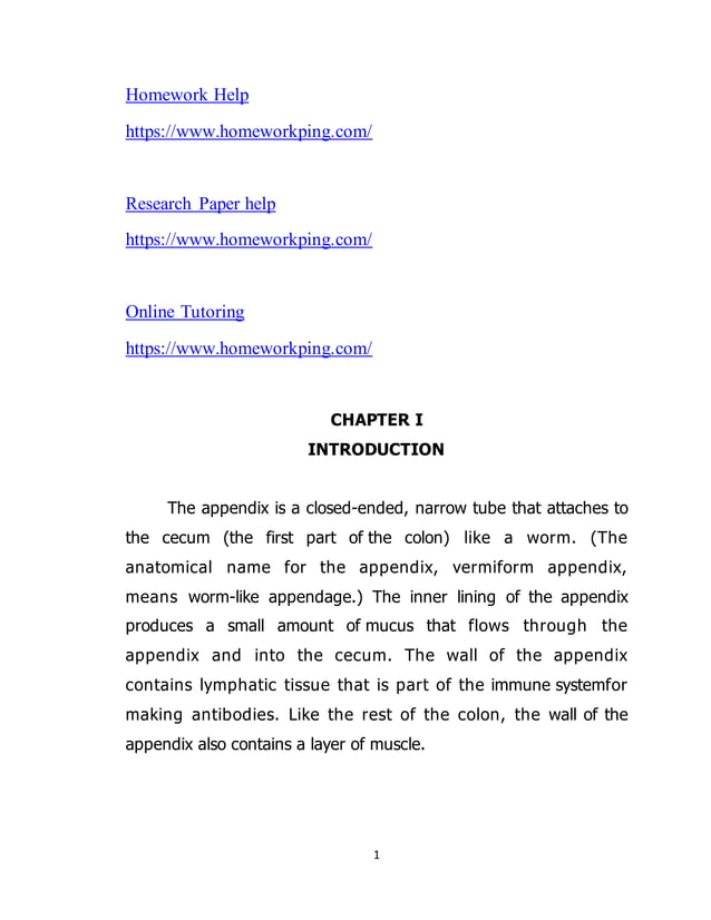88887820 a-case-study-on-acute-appendicitis | DOCX | Digestive Disorders | Diseases and Conditions