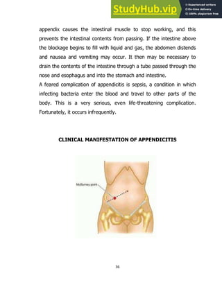 88887820-A-Case-Study-On-Acute-Appendicitis | PDF