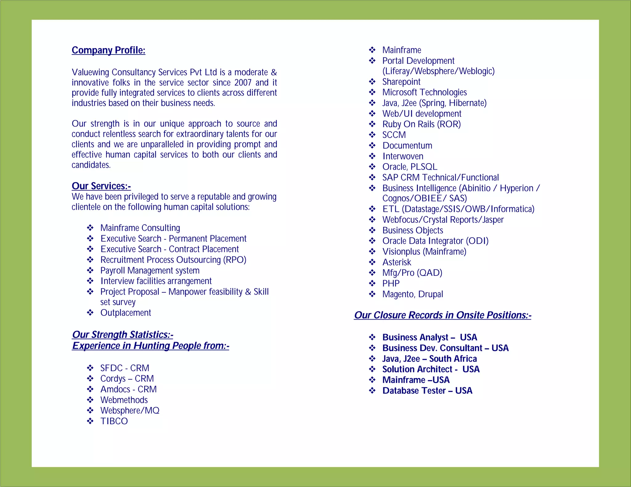 Proposal_Valuewing | PDF