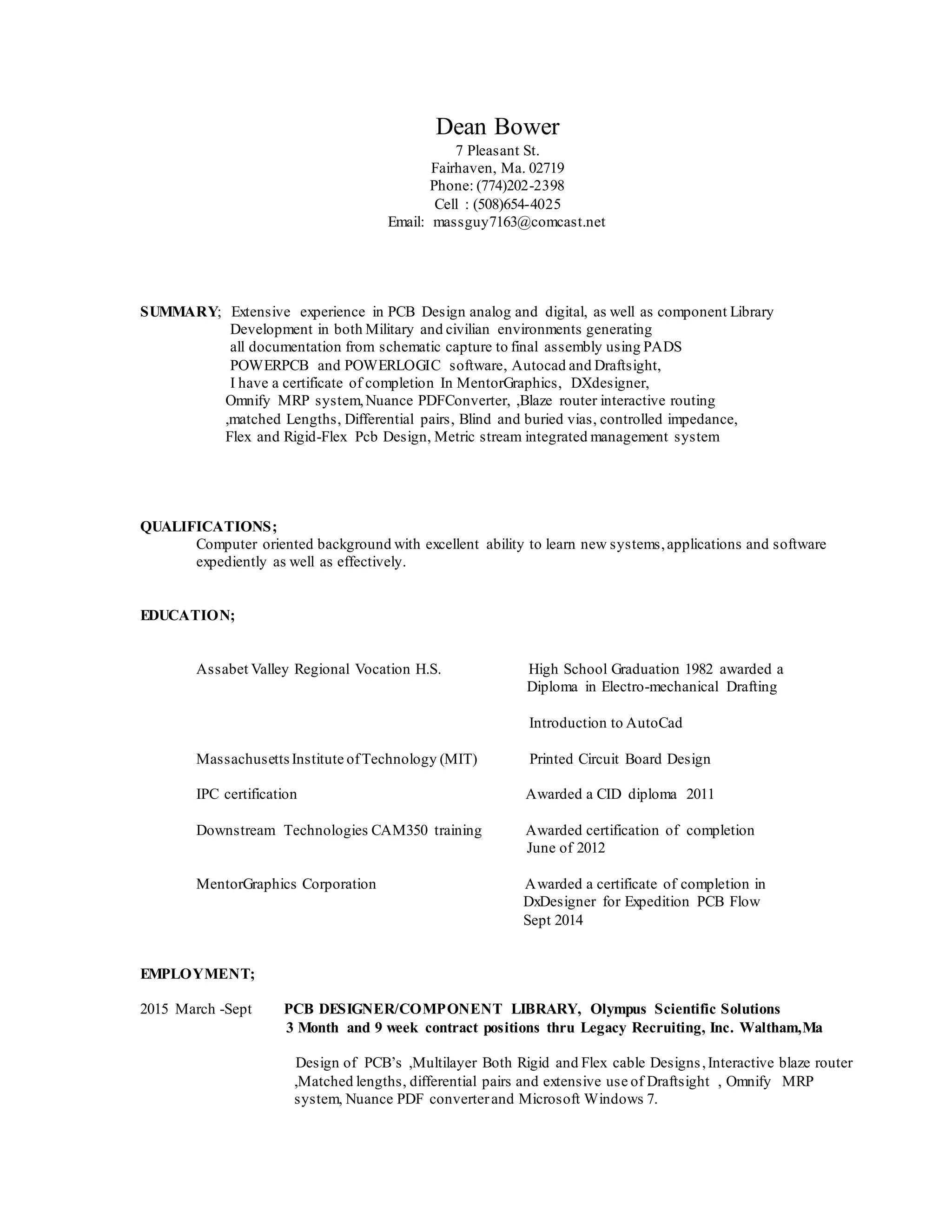 Dean_resume-feb-2016 | DOCX