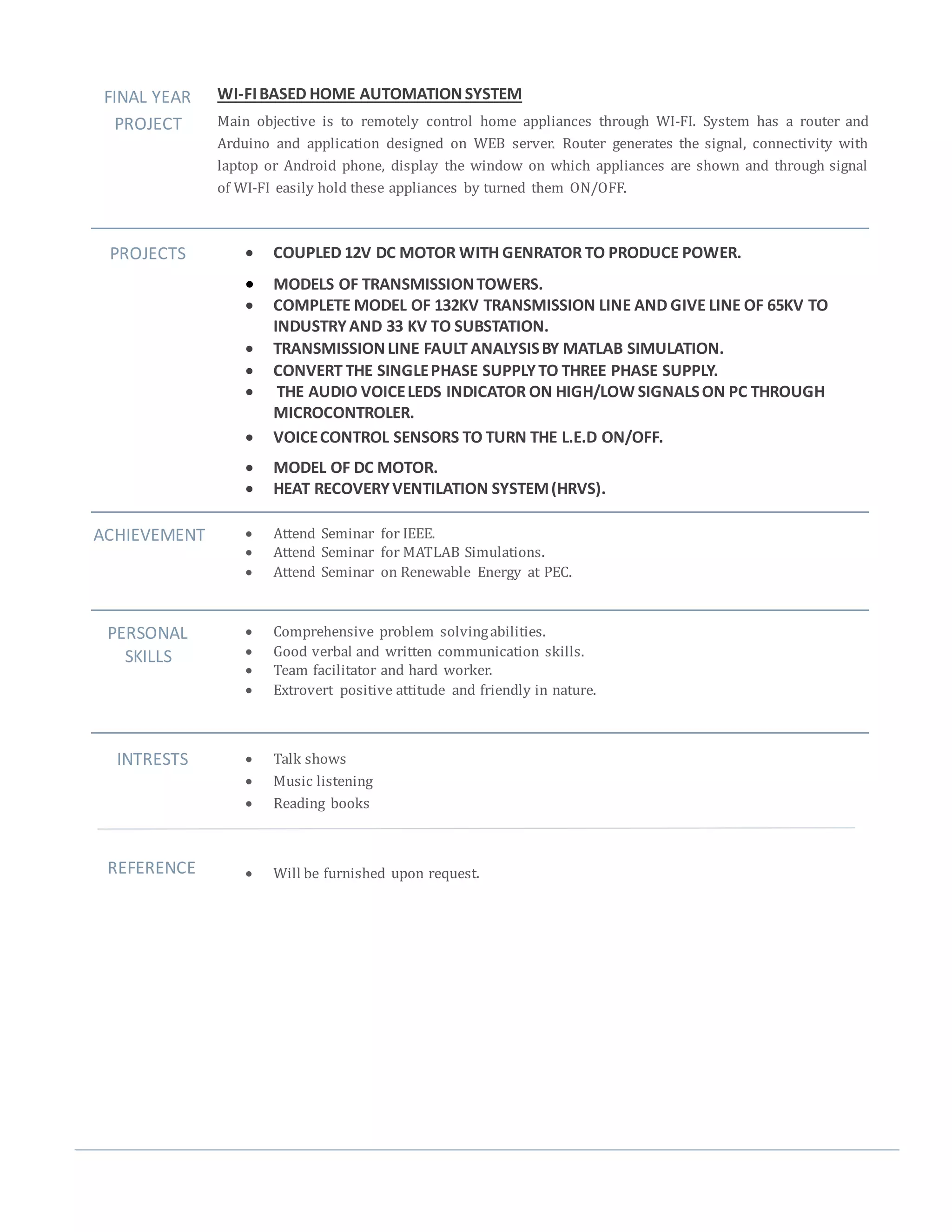 CV part 1 | DOCX