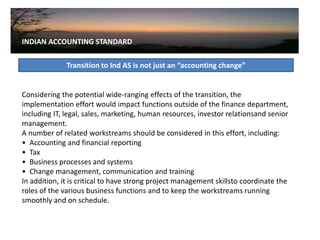 Implementation of IND AS | PPTX