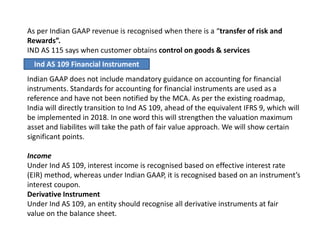 Implementation of IND AS | PPTX
