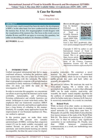A Case for Kernels | PDF