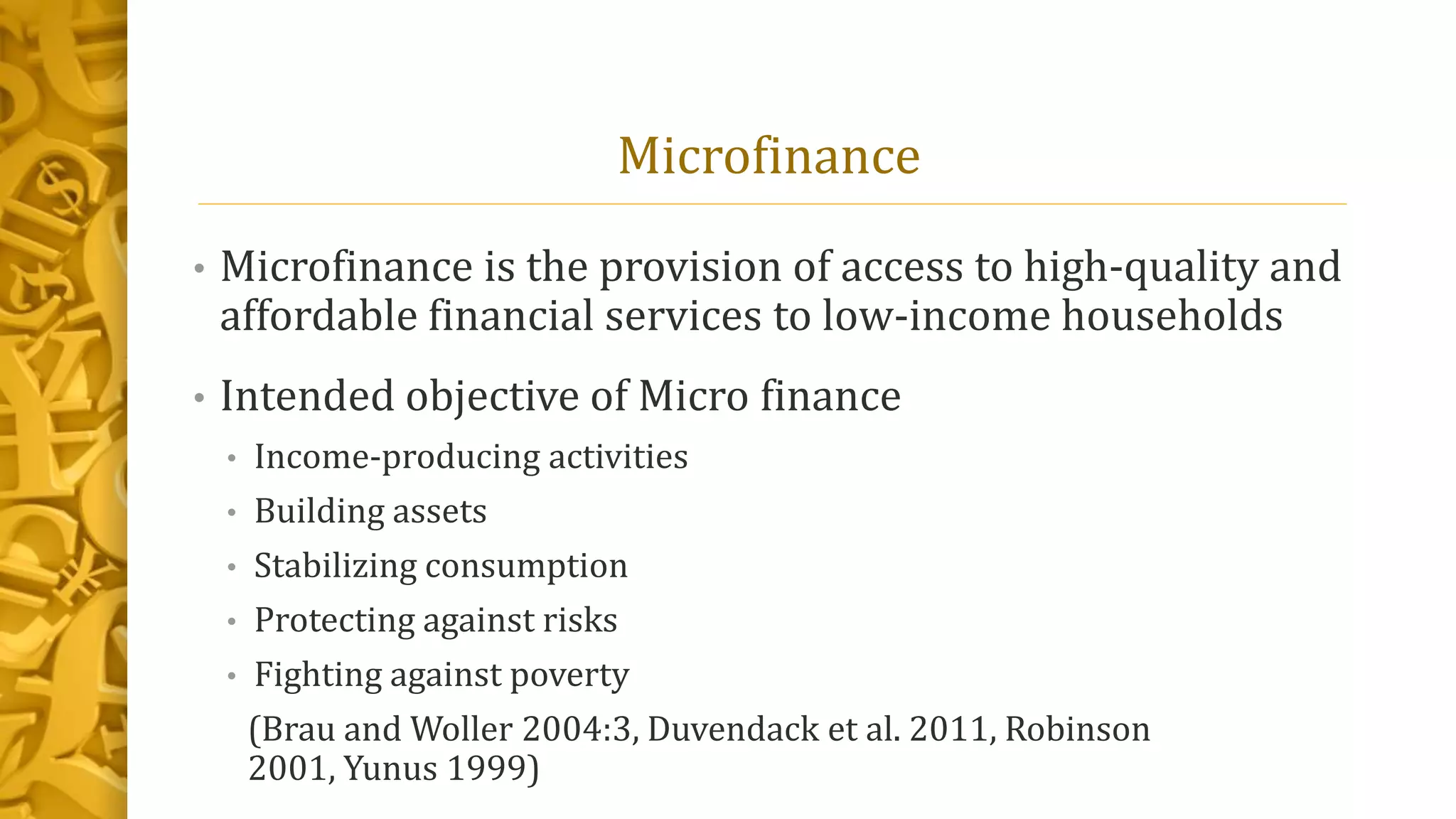 Impact of Microfinance on Poverty Alleviation | PPTX