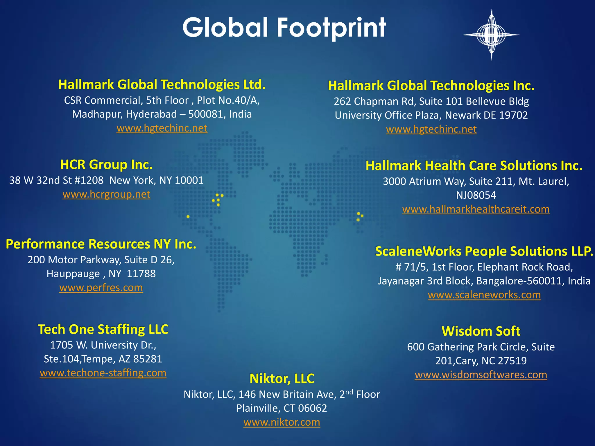 Hallmark Global Technology - | PDF