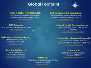 Hallmark Global Technology - | PPT
